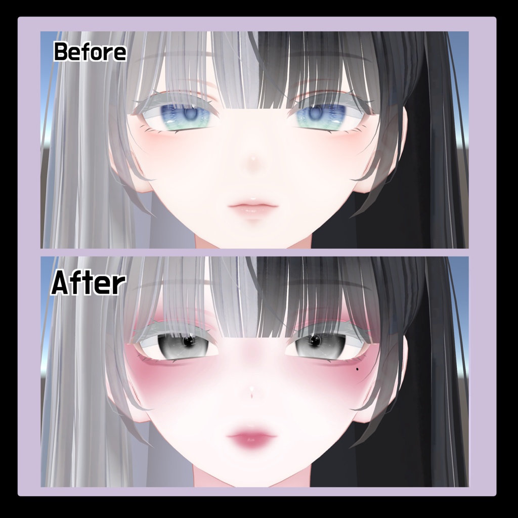 「SHINRA 」 Make up & eye texture - INAB Atelier - BOOTH