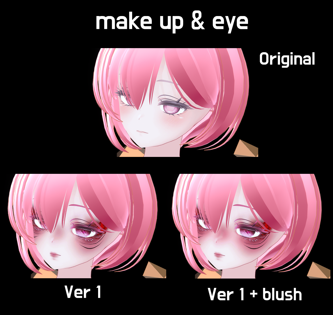 「SELESTIA」 Make up & Butterfly eye texture - INAB Atelier - BOOTH