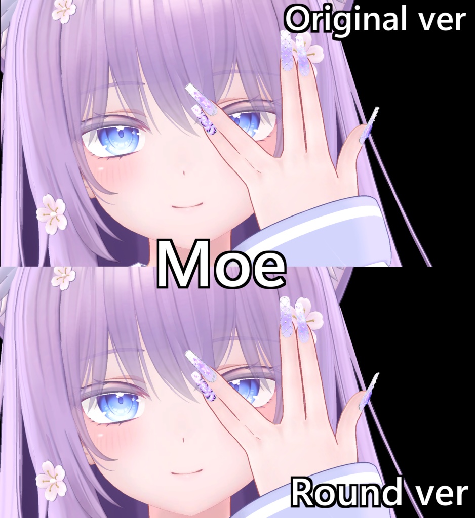 [ 4アバター対応 ] Crystal Nail - INAB Atelier - BOOTH