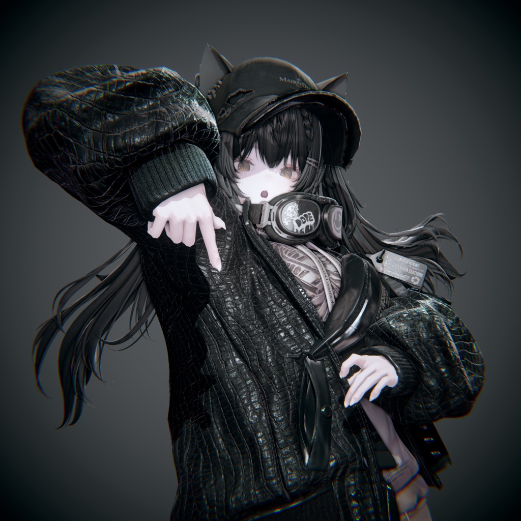 【Crocodile02】liltoon material - - Stardust Maidens - - BOOTH