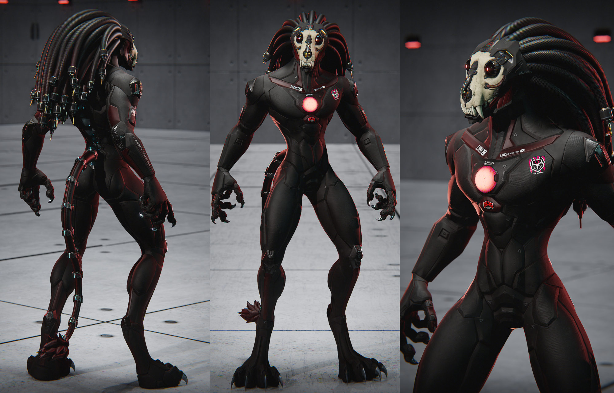|3Dモデル|3D Model| Feral Unit: Lion - leosaurusrex - BOOTH