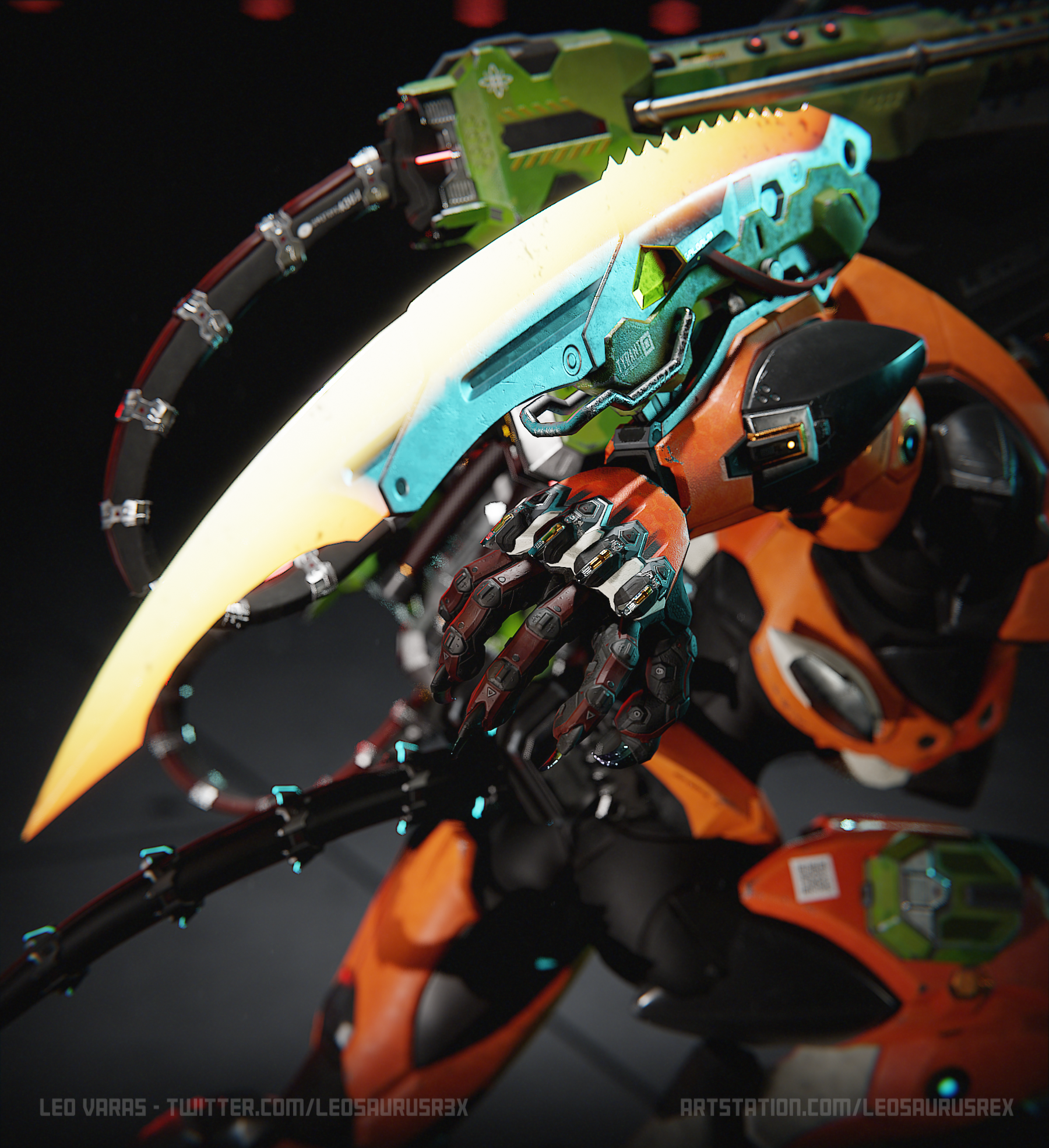 |3Dモデル|3D Model| Feral Unit: Lion - leosaurusrex - BOOTH