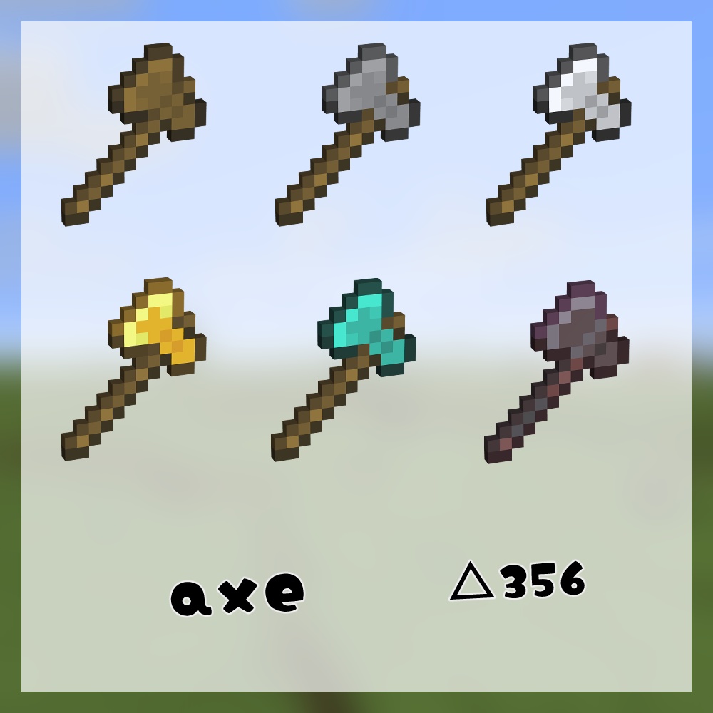 [無料/FreeDL] Fanmade Minecraft Tools【VRChat】 - Ozuki Works - BOOTH