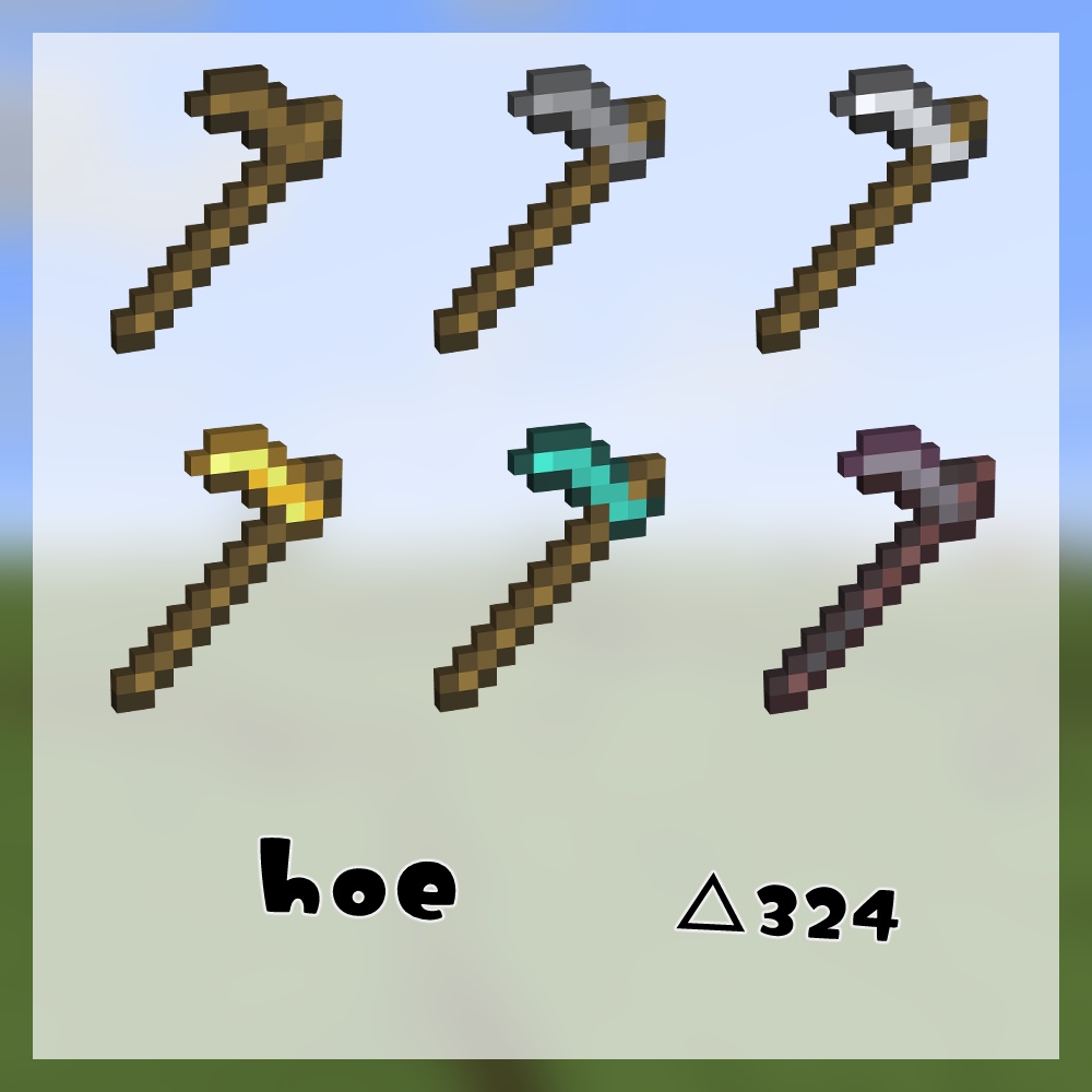 [無料/FreeDL] Fanmade Minecraft Tools【VRChat】 - Ozuki Works - BOOTH