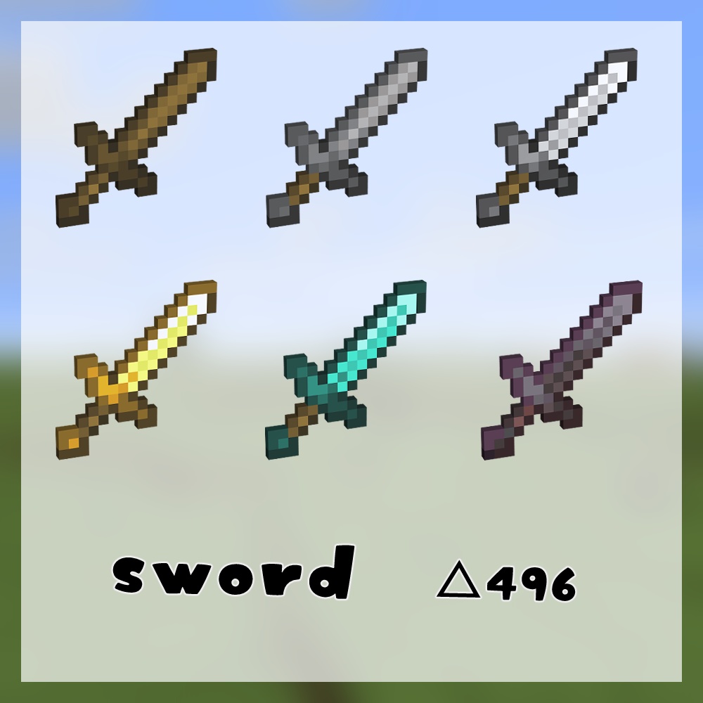 [無料/FreeDL] Fanmade Minecraft Tools【VRChat】 - Ozuki Works - BOOTH