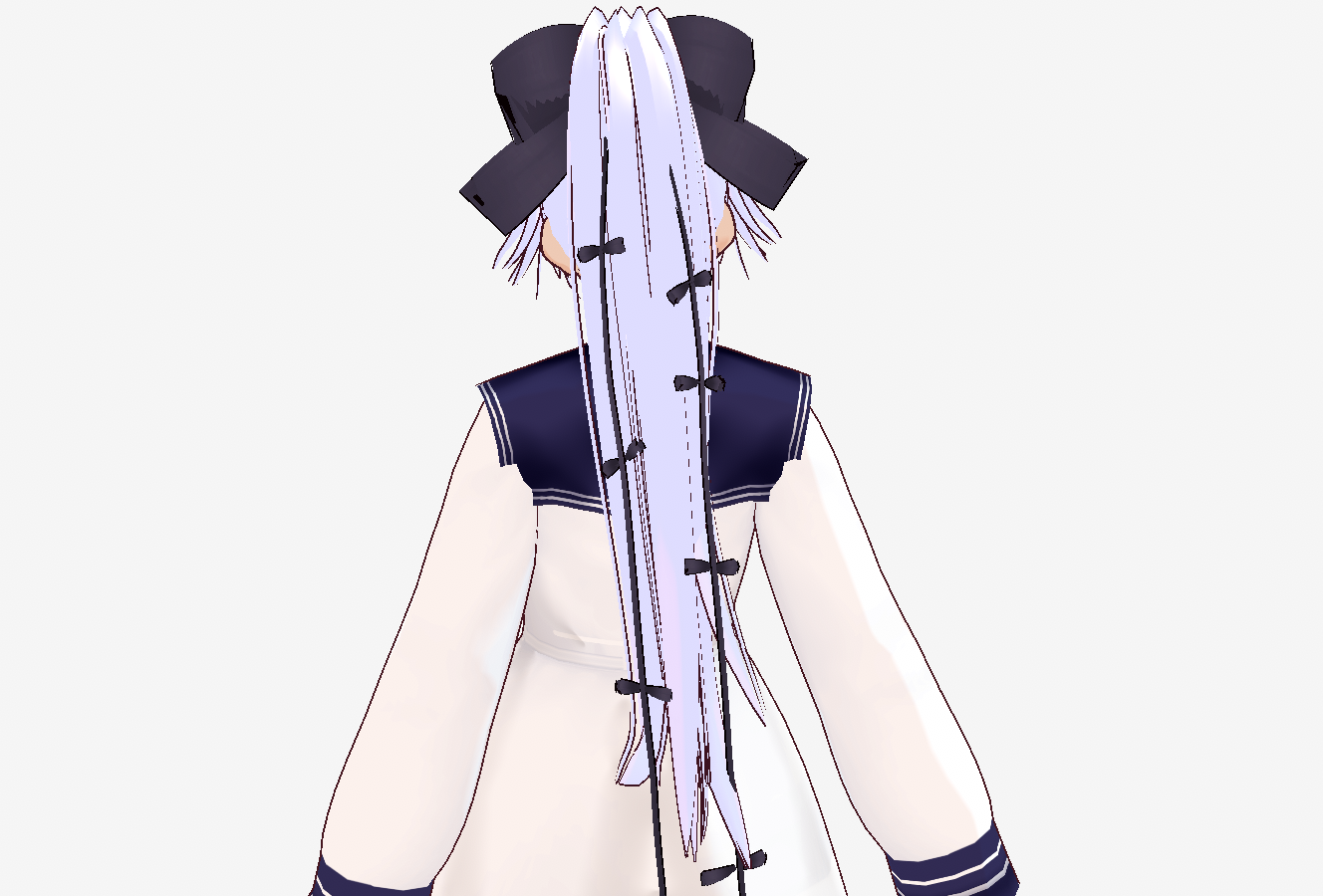 [VRoid]セーラーワンピース＆髪とリボン（Sailor dress & hair and ribbon） - MIK - BOOTH