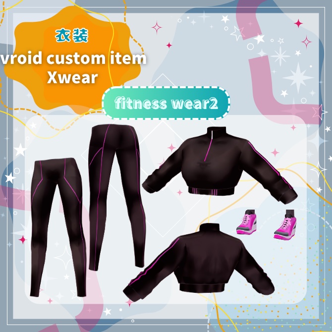 [VRoid・Xwear]ダンスフィットネス-MIK- - MIK - BOOTH
