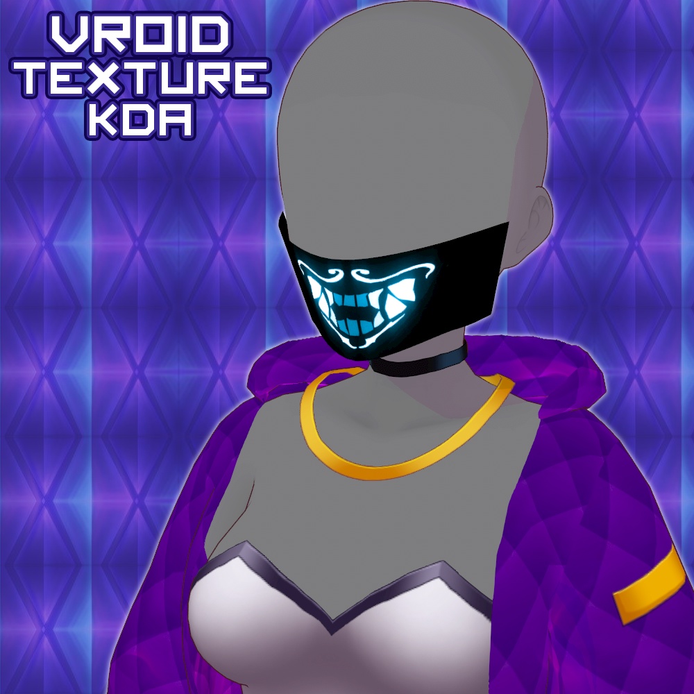 KDA Akali clothes - glitter_azul - BOOTH