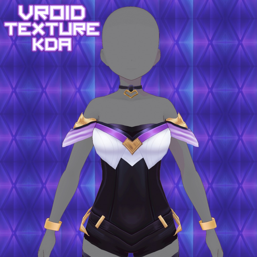 KDA Ahri clothes - glitter_azul - BOOTH