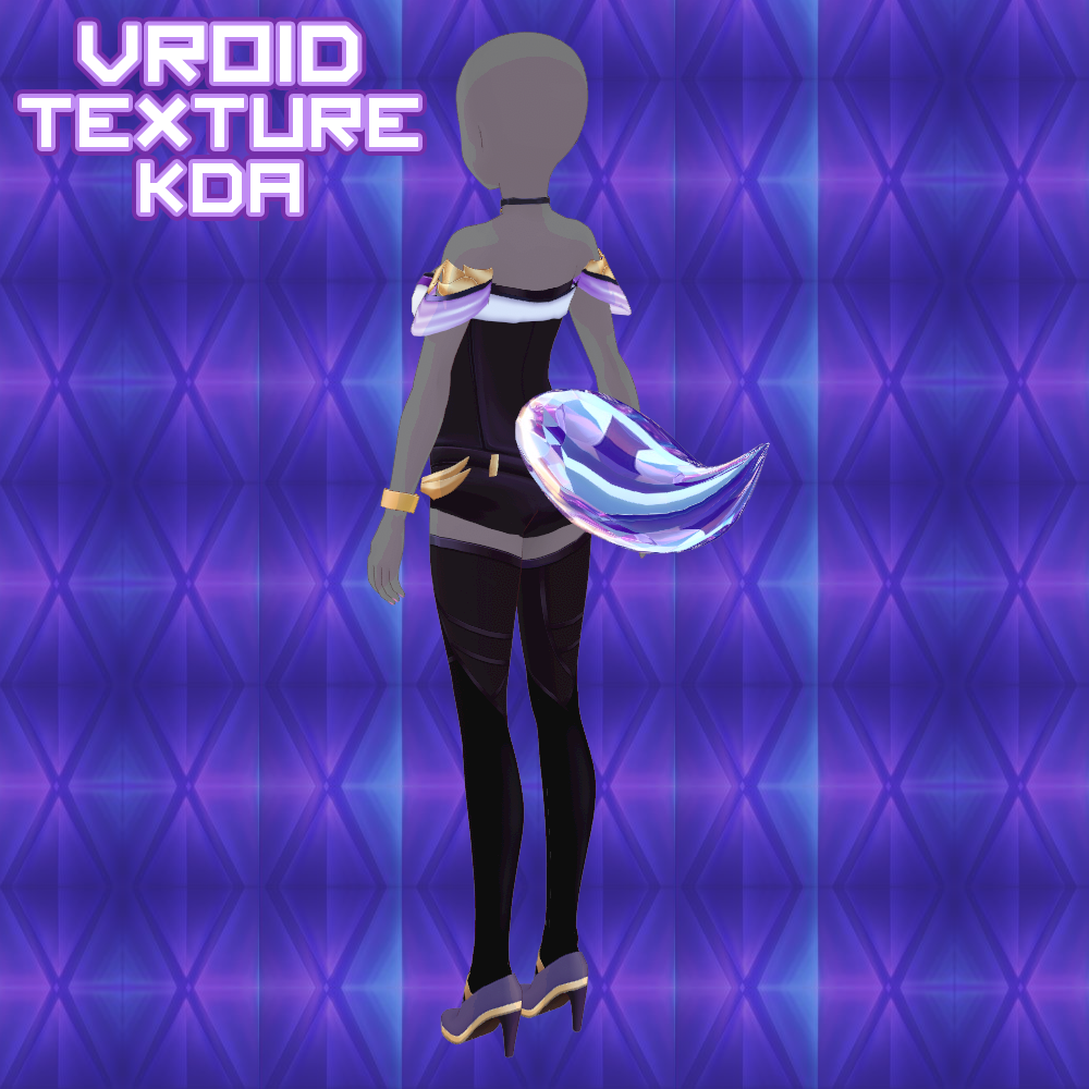 KDA Ahri clothes - glitter_azul - BOOTH