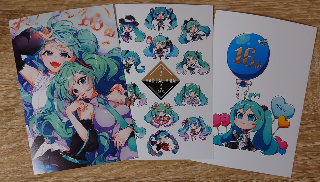 初音ミク-ポストカード3枚セット - アトリエ346 - BOOTH