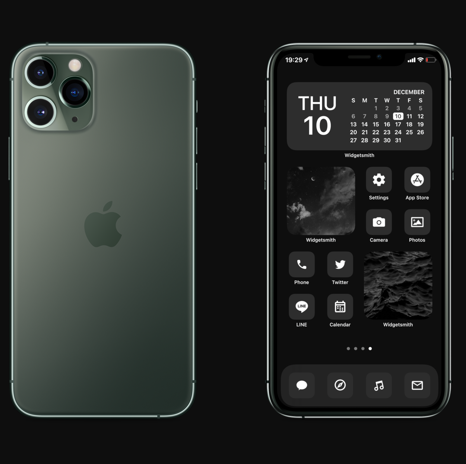 iPhone Icon - Modern Black【24年6月更新】 - しゅう - BOOTH