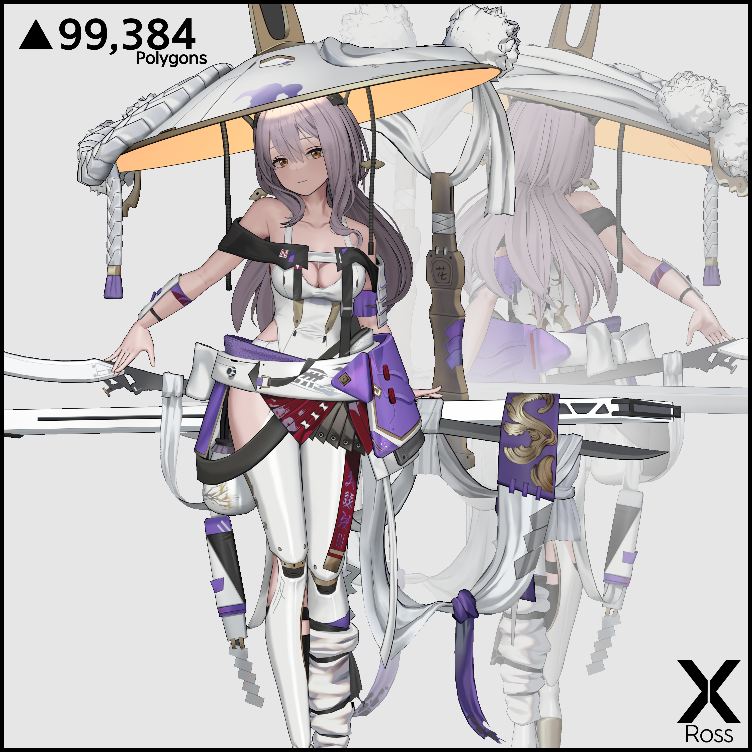 【FREE】Scarlet 3D Model : for Blender - WTHN_Ross - BOOTH