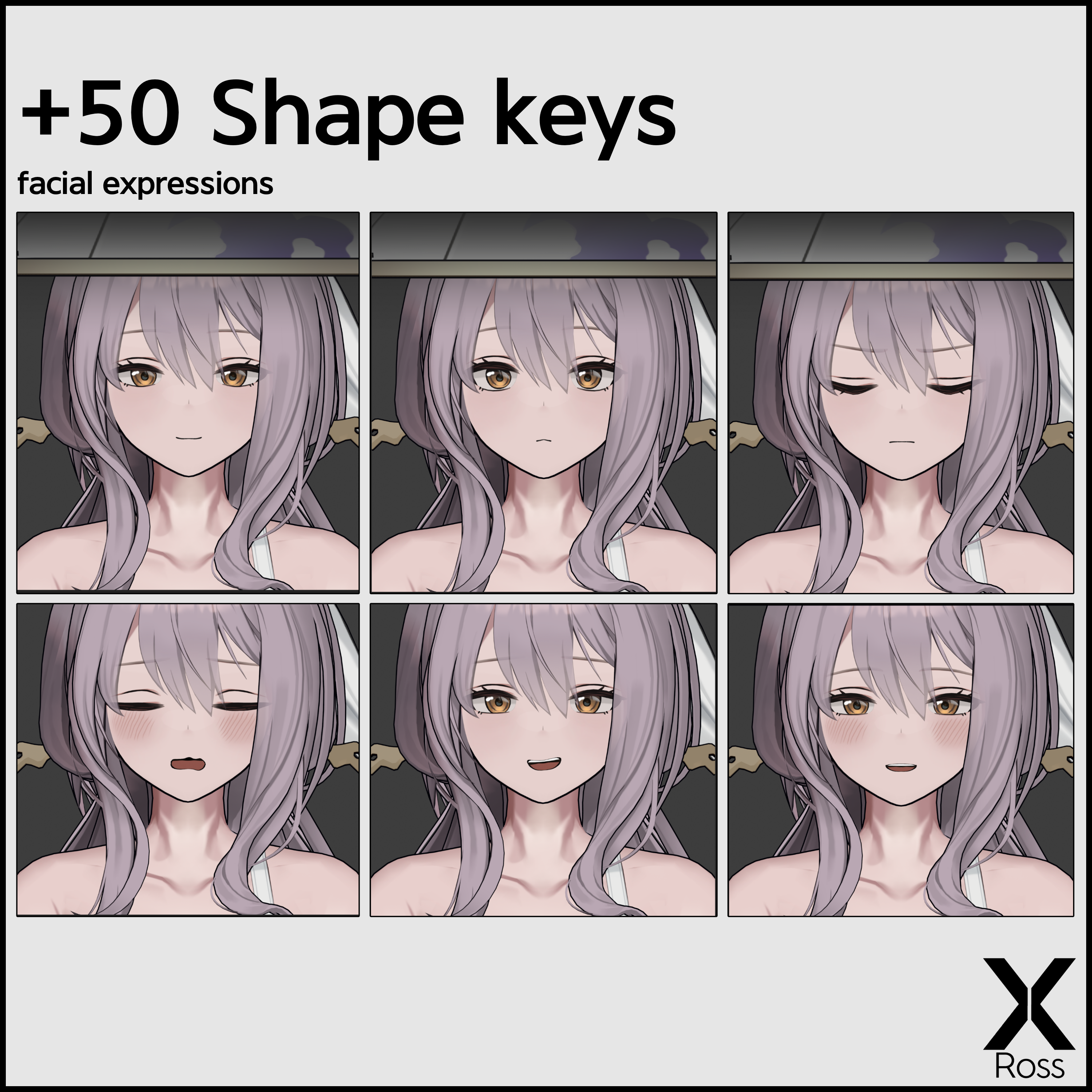 【FREE】Scarlet 3D Model : for Blender - WTHN_Ross - BOOTH