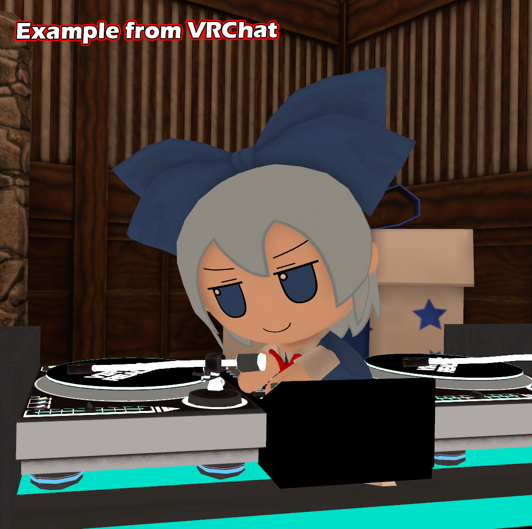 チルノふも Cirno Fumo (FREE Base) - Cubey's Virtual Goods - BOOTH