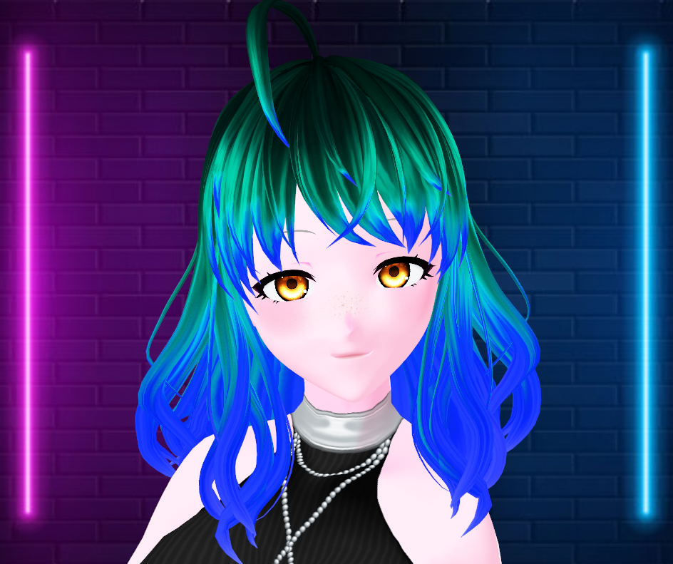 FREE Vibrant Neon Gradient Hair Textures - Chaos Couture - BOOTH