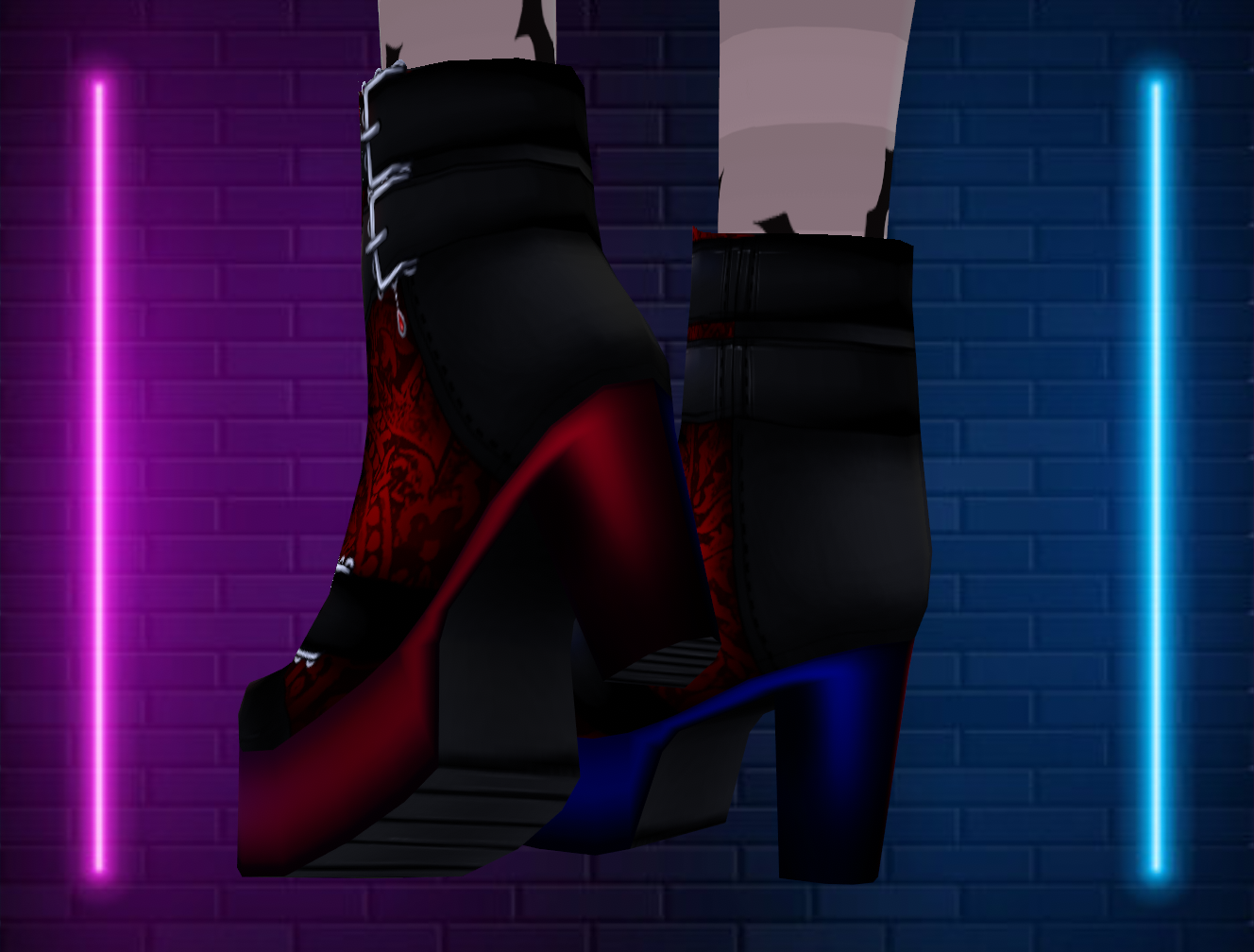 Goth Point Boots - Chaos Couture - BOOTH