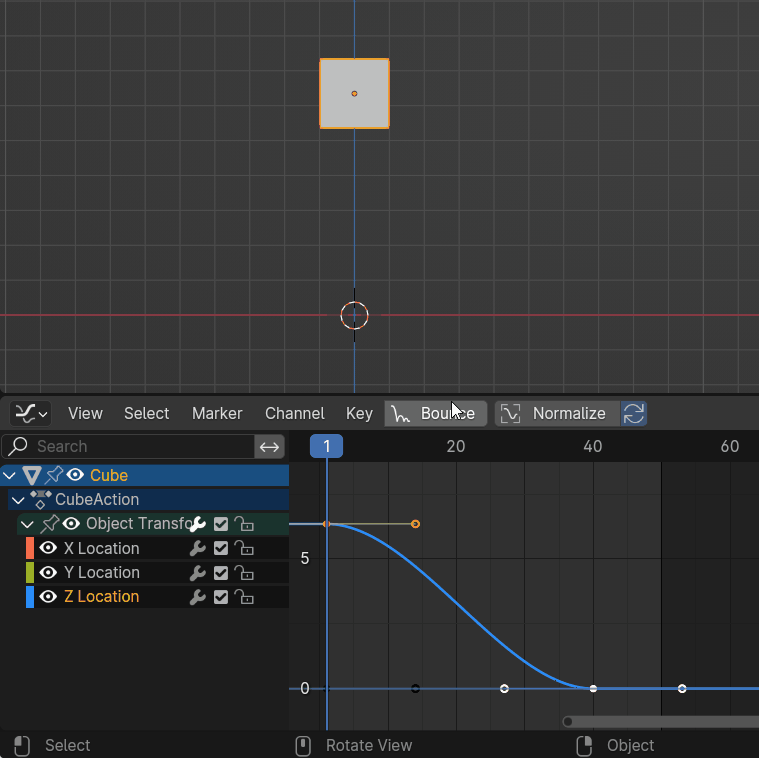 Bounce Keyframe【Blenderアドオン】 - sum studio - BOOTH