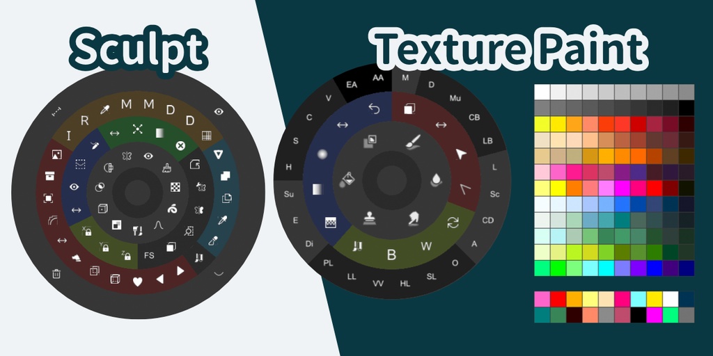 Fast Sculpt And Paint Assistant【Blenderアドオン】 - sum studio - BOOTH