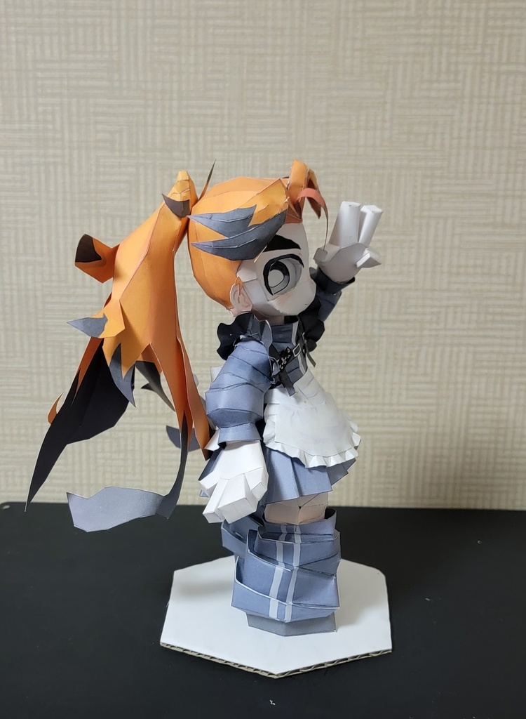 パタ擬 ヒーローくん(ジャージメイドのすがた) 【ペーパークラフト】 - hbr - BOOTH