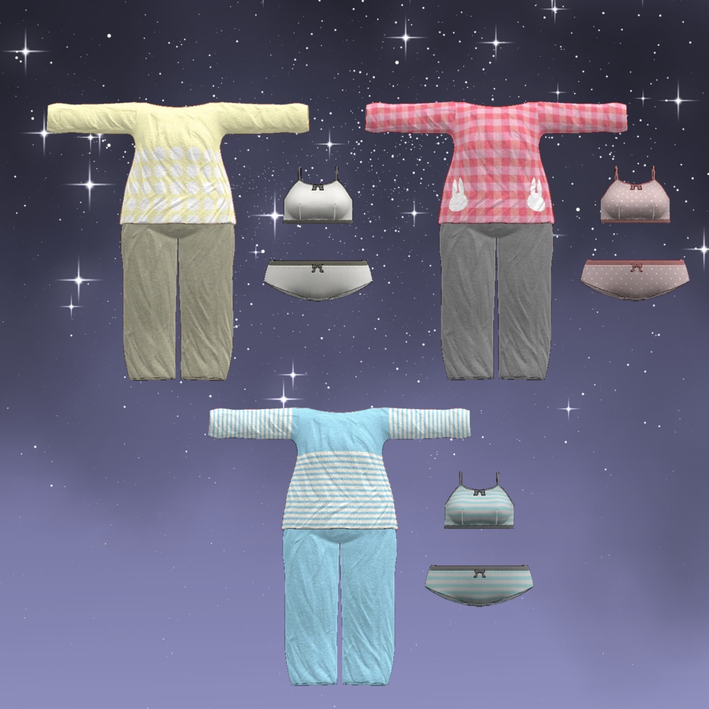 [無料] ワッテちゃんのパジャマ - Murixir workshop - BOOTH