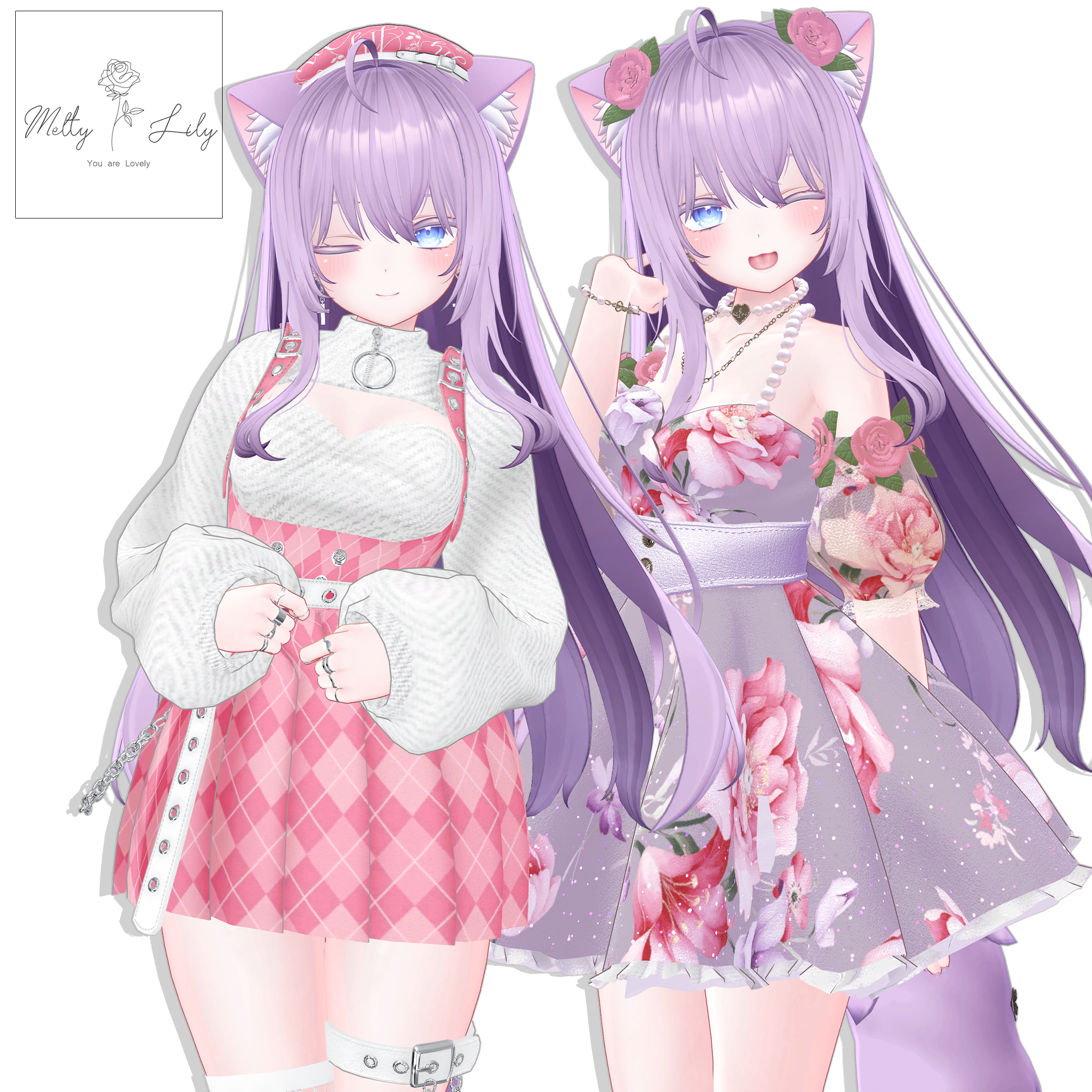 【萌対応】Flower Dress & Autumn Setup - Melty Lily - BOOTH