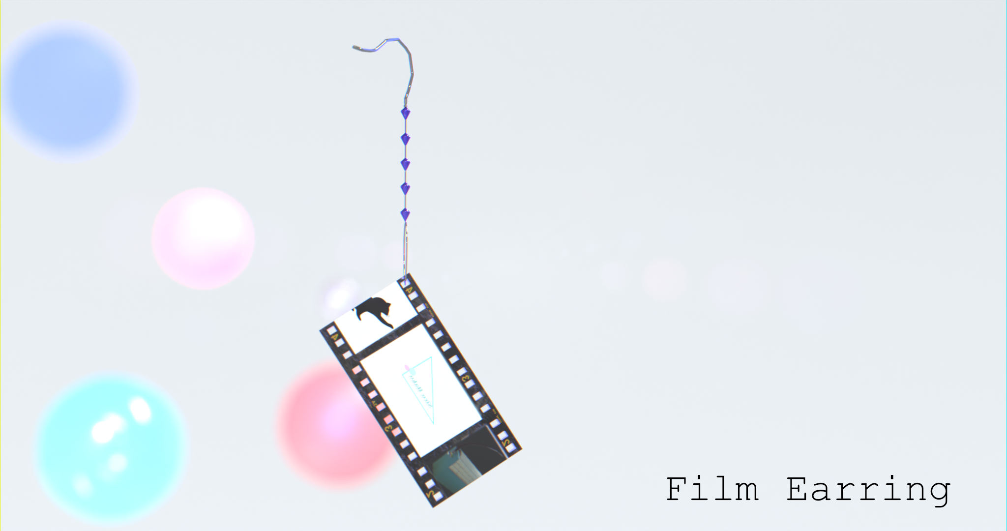 FilmEarring35mm - Siro Hako - BOOTH