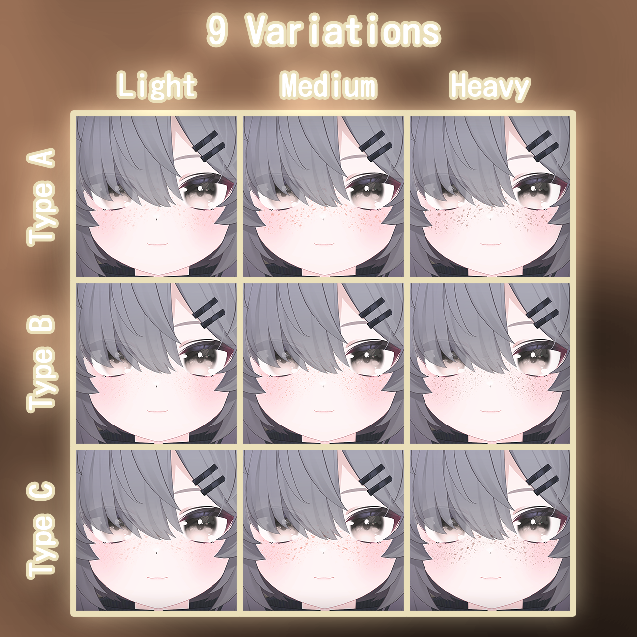 「真冬・Mafuyu」そばかす / Freckles - Raphii's Shop - BOOTH