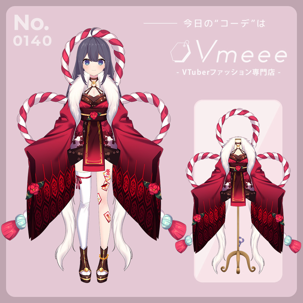 百花繚乱 Flower Profusion【Vtuber Fashion Assets Vmeee No.140】 - Vmeee ~VTuber向けファッション専門店~ - BOOTH