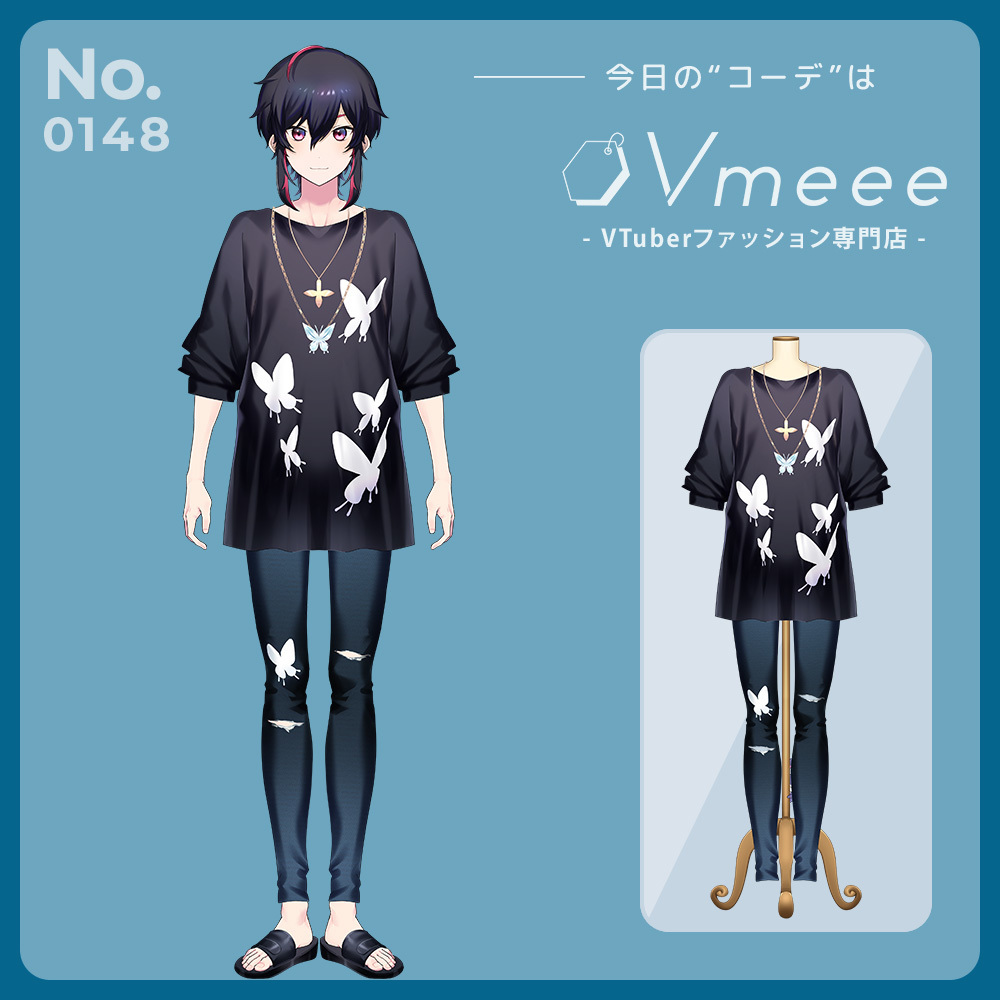 【VTuber向け衣装】バタフライ ゴシック Butterfly Gothic【Vtuber Fashion Assets Vmeee No.148】 - Vmeee ~VTuber向け ...
