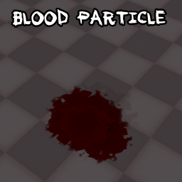 Simple Blood Drip Particle Prefab - sketchu - BOOTH