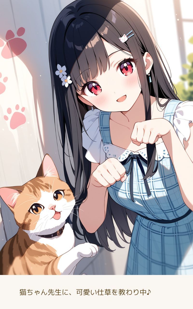 猫と女の子のやさしい時間 AIイラスト集 - RIN - BOOTH