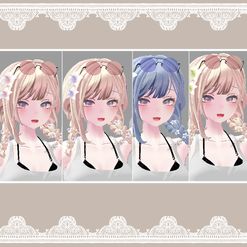 [VRC想定] Lily flower / リリー - Violet - BOOTH