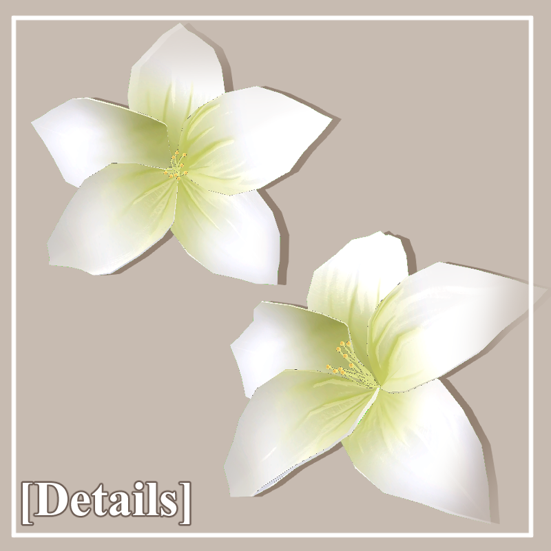 [VRC想定] Lily flower / リリー - Violet - BOOTH