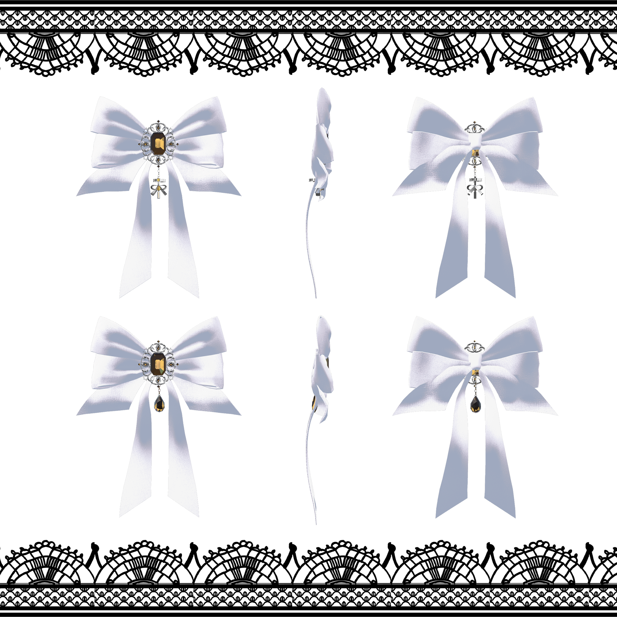 Nobility - Gothic ribbon - Violet - BOOTH