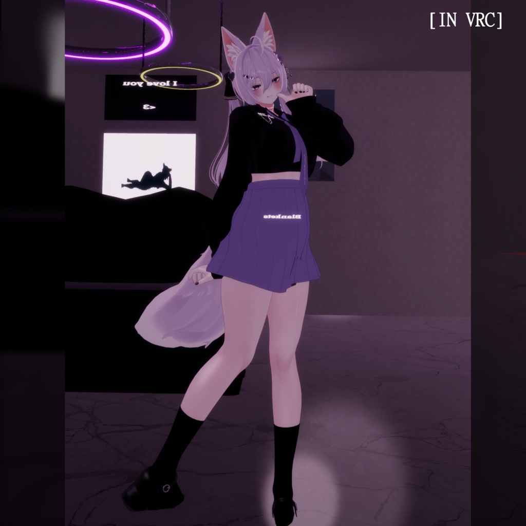 [💜] Daily Look outfits : Thursday for Kikyo [桔梗] - Violet - BOOTH