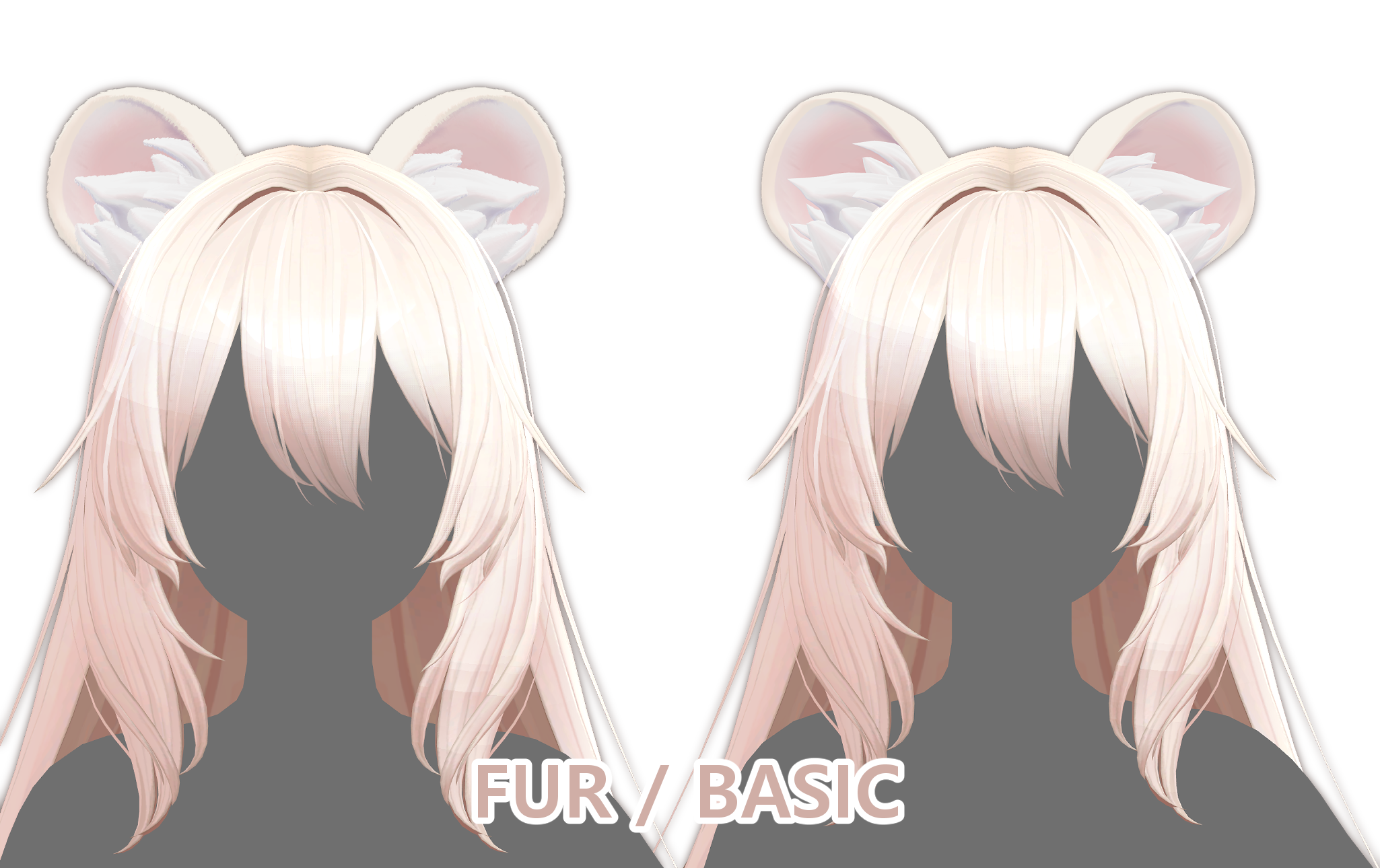 [ Kemono Ear ] : Hamster 🐹 ! RENEWAL ! - Violet - BOOTH