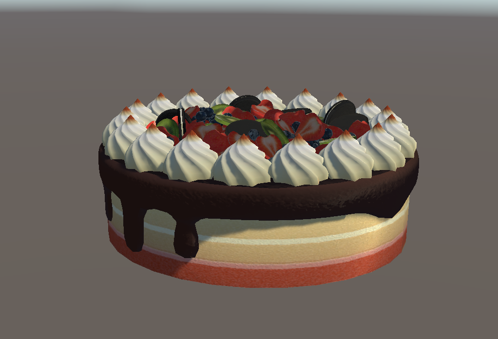 Vrchat- チョコレートブルーベリーストロベリーケーキ - Mariyaの店舗 - BOOTH