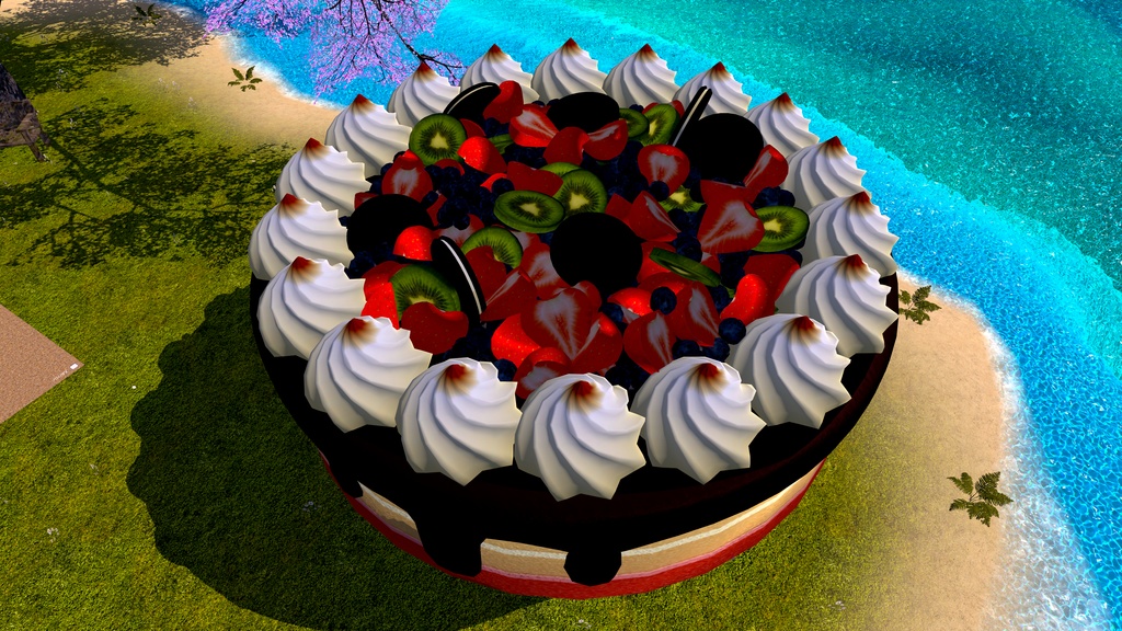 Vrchat- チョコレートブルーベリーストロベリーケーキ - Mariyaの店舗 - BOOTH