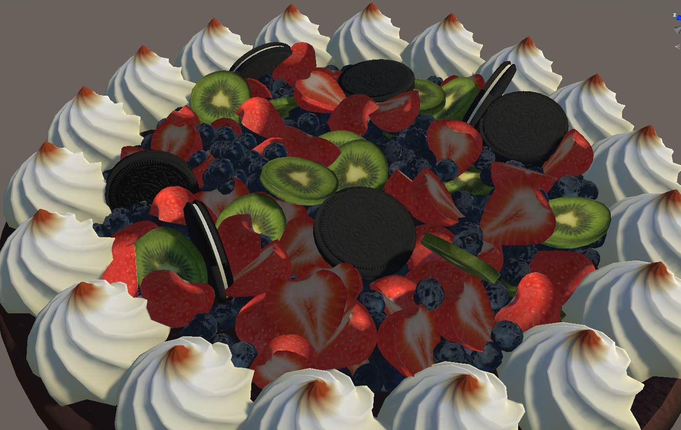 Vrchat- チョコレートブルーベリーストロベリーケーキ - Mariyaの店舗 - BOOTH