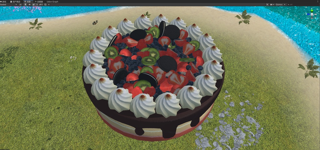 Vrchat- チョコレートブルーベリーストロベリーケーキ - Mariyaの店舗 - BOOTH