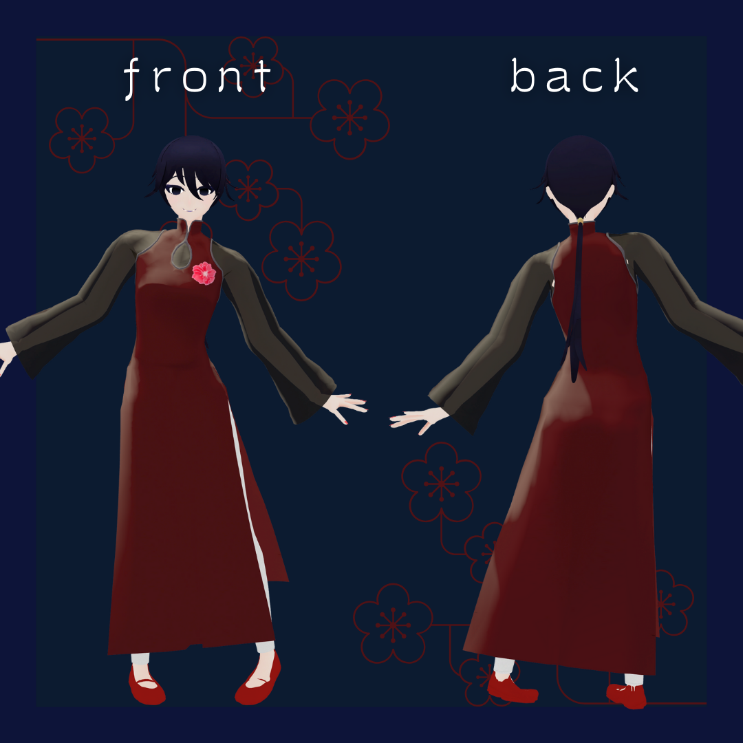 【VRChat想定】梅-mai-【オリジナル3Dモデル】 - toranoakubi - BOOTH