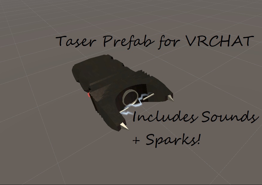 テーザープレハブ VRChat Taser Prefab - waifusilver - BOOTH