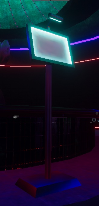Information Board - VRChat compatible - 3dmaster - BOOTH