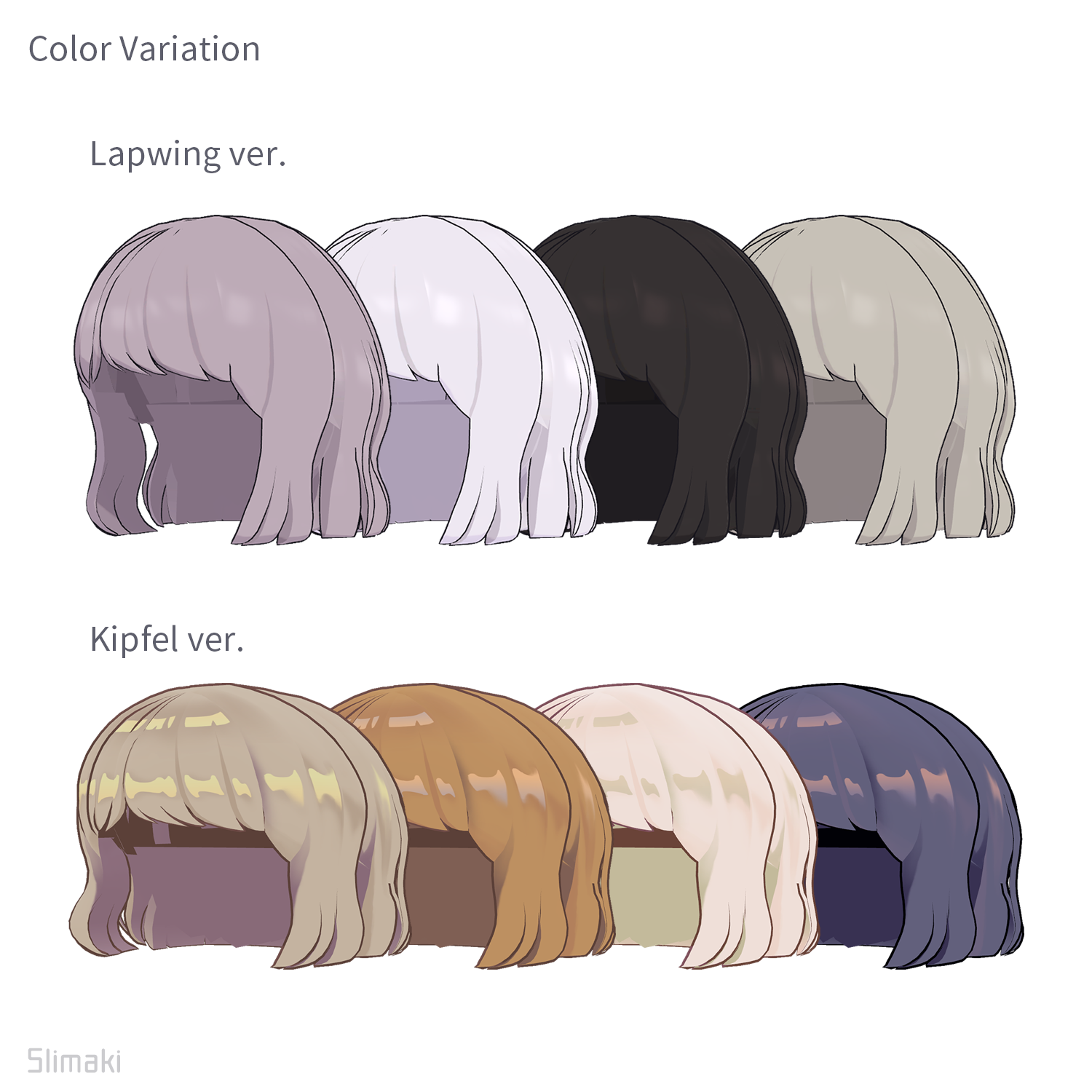 【VRC HAIR】Kipfel/Lapwing対応・ゆるふわショート Short Permed - Slimaki - BOOTH