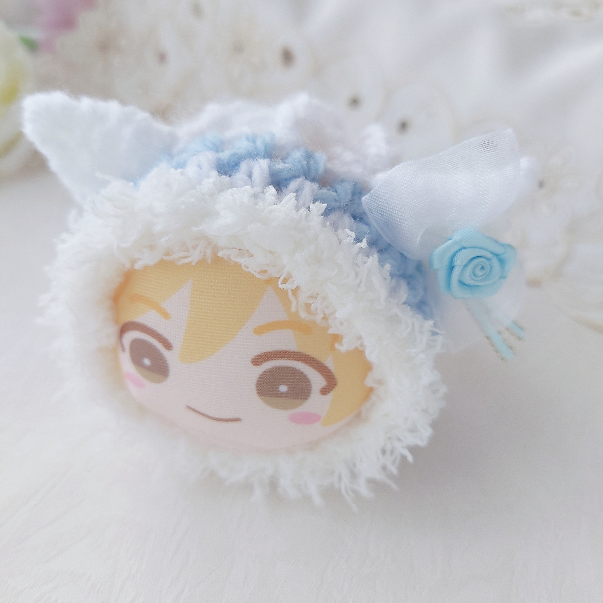 おまんじゅう着ぐるみ【78】サマーホワイト水色 - miyaあむあむ - BOOTH