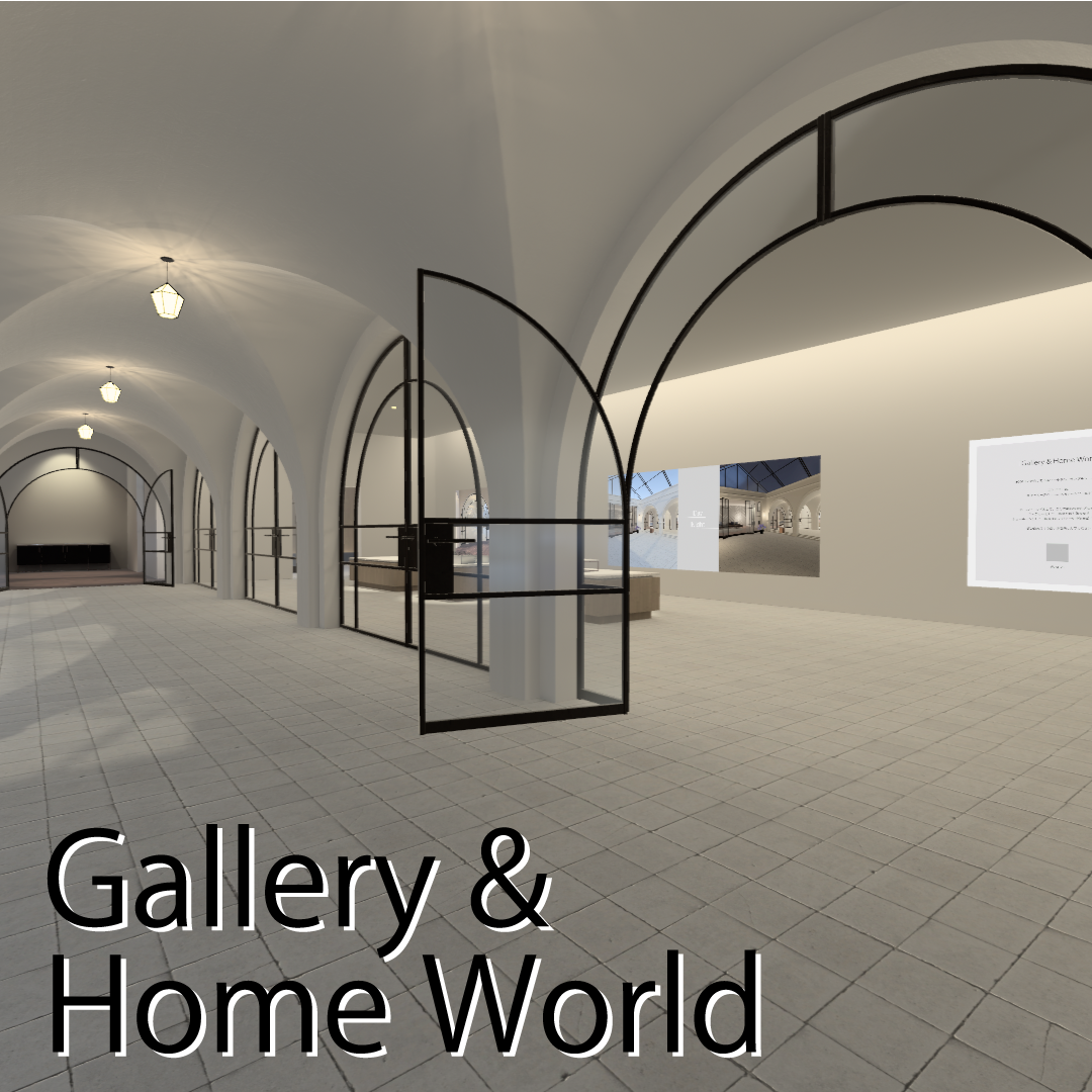 【VRC向けワールド】Gallery ＆Home World - wakaの店 - BOOTH