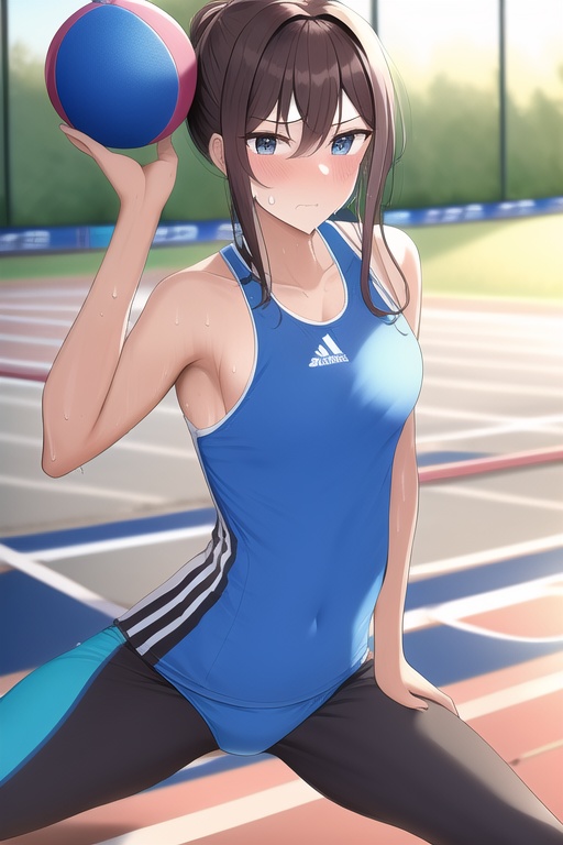 女子陸上部：汗まみれの練習風景 - ymmt-akr - BOOTH