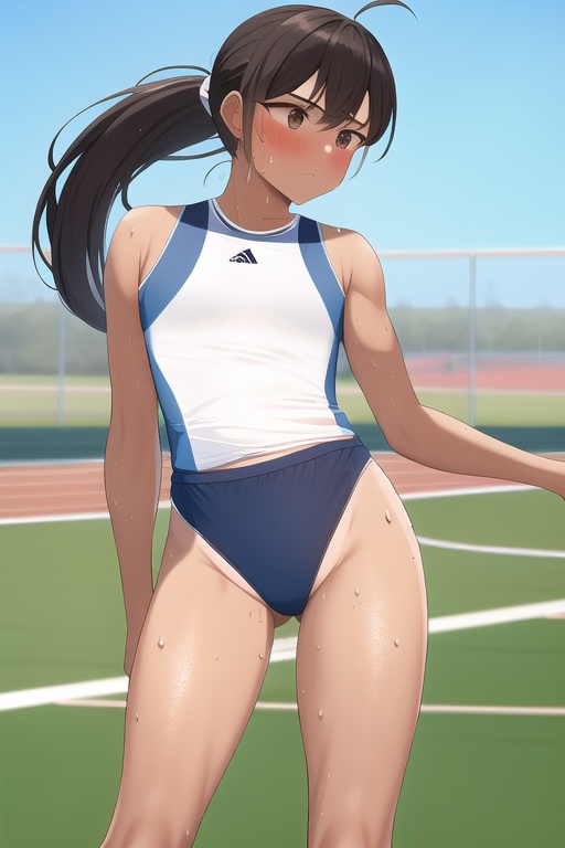 女子陸上部：汗まみれの練習風景 - ymmt-akr - BOOTH