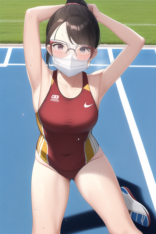 女子陸上部：汗まみれの練習風景② - ymmt-akr - BOOTH